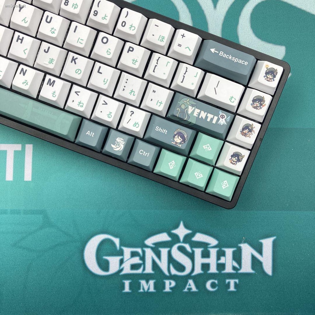 คีย์แคปอนิเมะ keycap keycap anime №พระเจ้าต้นฉบับ Wendy keycap Venti อะ ...