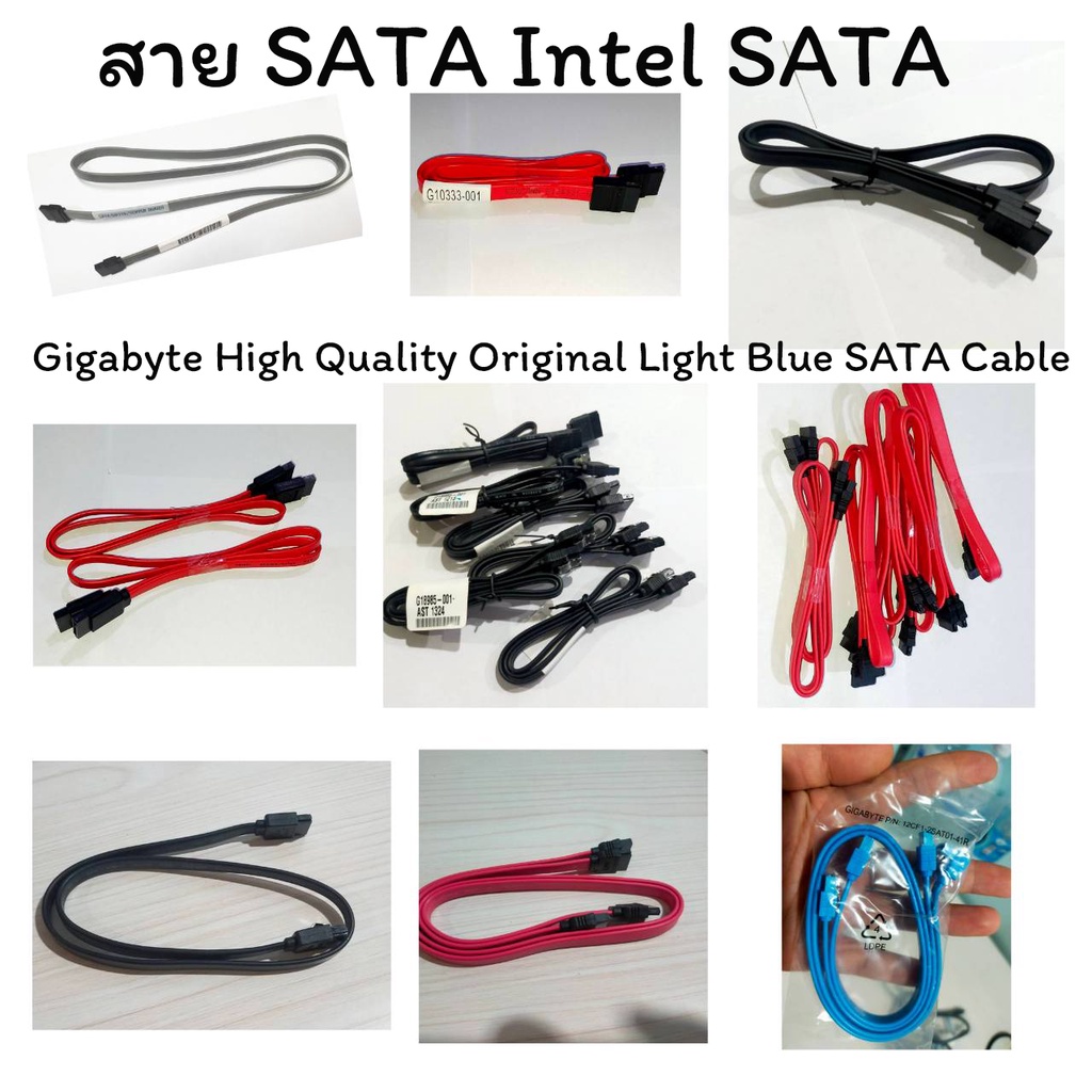 สาย SATA Intel SATA Bizlink,สายแบรนด์ AsLink SATA III Cable - 6Gbps,สาย ...