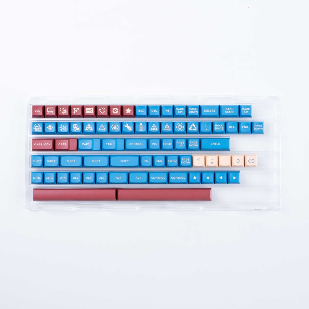 คีย์แคป Akko OSA Profile keycaps set - Palace 187 ปุ่ม PBT Keycaps Set ...