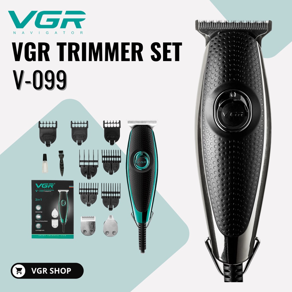 ปัตตาเลี่ยนมีสาย VGR รุ่น V-099 เป็นแบบ 3in1 TRIMMER SET (สินค้าพร้อมส่ง) | Shopee Thailand