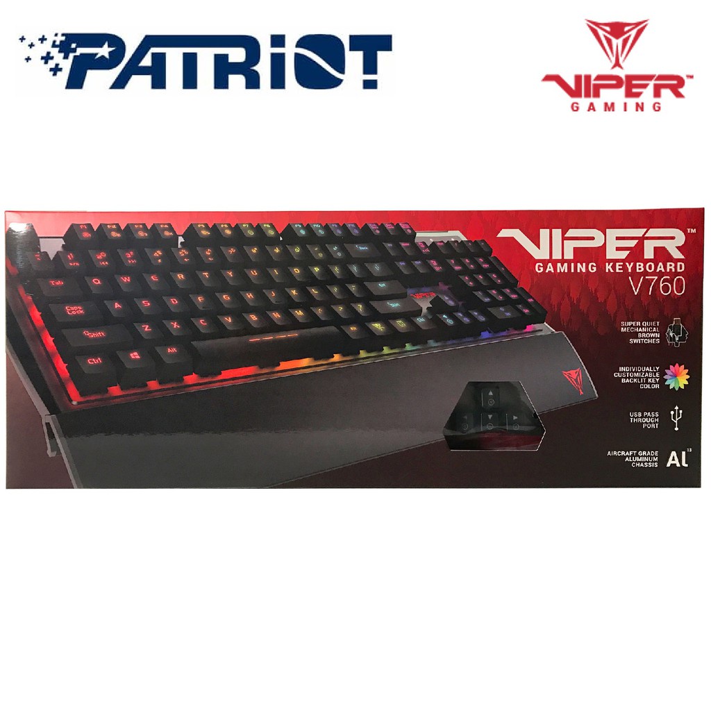 Patriot Viper V760 Gaming Mechanical Keyboard | Shopee Thailand
