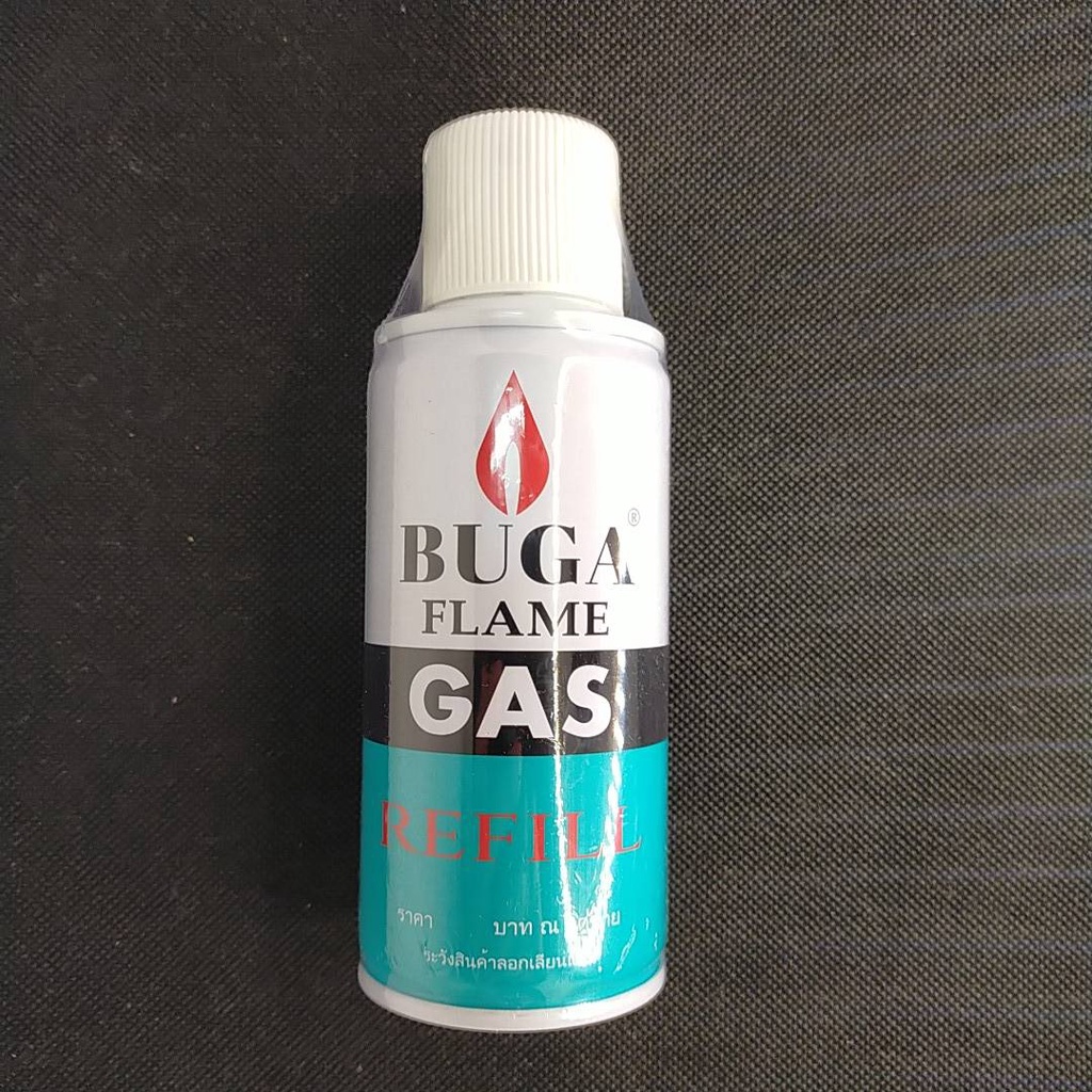 แก๊สกระป๋องเติมไฟแช็ก Buga Gas Refill แก๊สเติมไฟแช็ก แก๊สไฟแช็ก 3 ขนาด ...