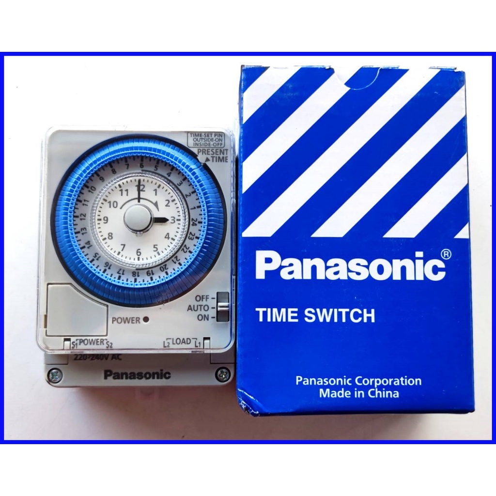 PANASONIC นาฬิกาตั้งเวลา พานาโซนิค 24 ชั่วโมง มีแบตเตอรี่สำรองไฟ 300 ...