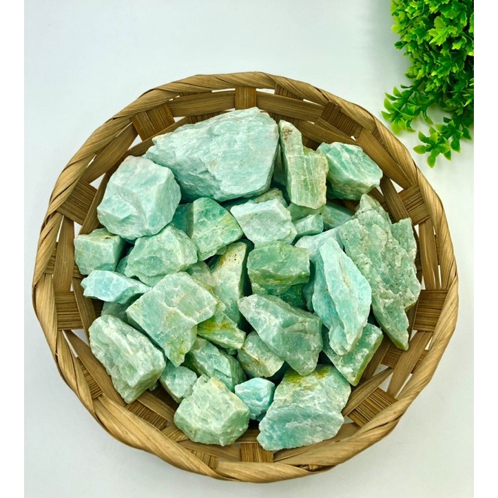 500 g Genuine Amazonite Stone Rough Stone / Top High Quality Rough ...