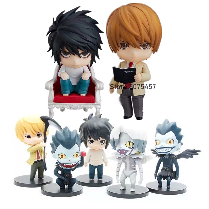10cm Death Note Anime Figure 1200# L Lawliet 1160# Yagami Light Action ...