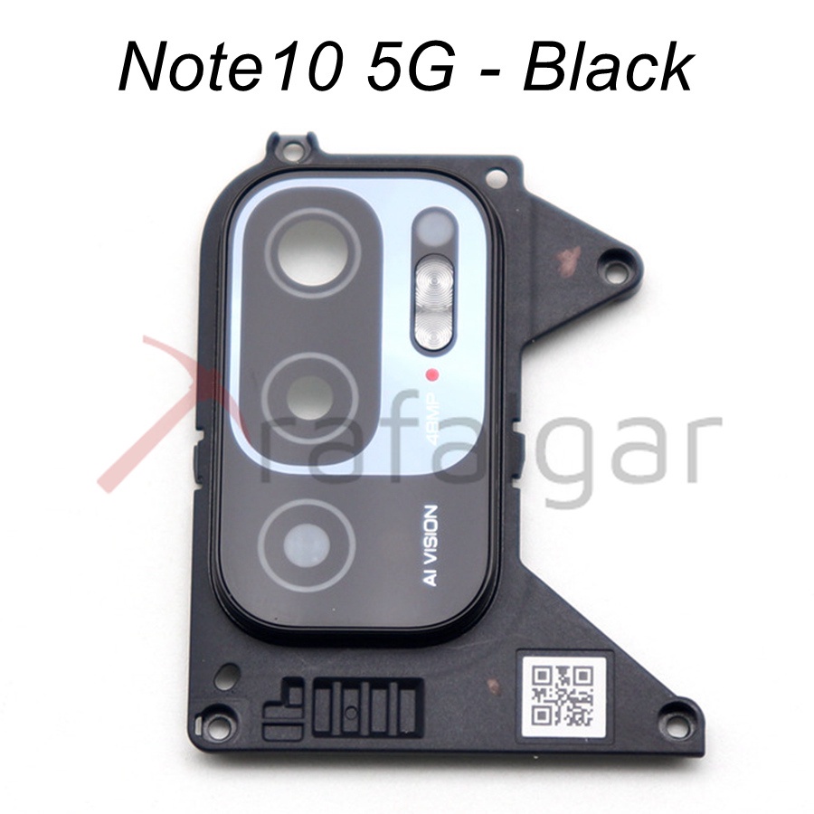 ฝาครอบเลนส์กล้องด้านหลัง กระจกกล้อง พร้อมกรอบ แบบเปลี่ยน สําหรับ Xiaomi Redmi Note 10 Note10 Pro ...