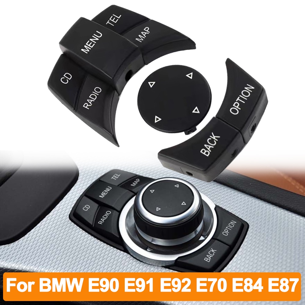 ปุ่มสวิตช์เมนู CIC IDrive Multi-Media สําหรับ BMW E Series E60 E61 E81 E82 E84 E87 E88 E89 E90 ...