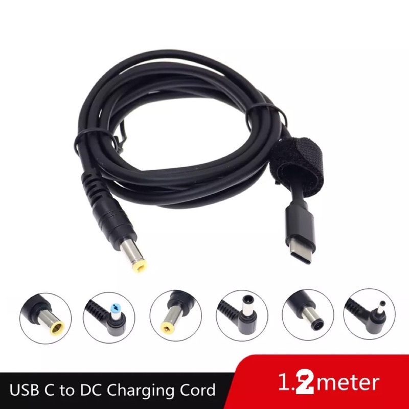 65W USB Type C PD Converter Universal แล็ปท็อปชาร์จสายเคเบิลสำหรับ Dell ...