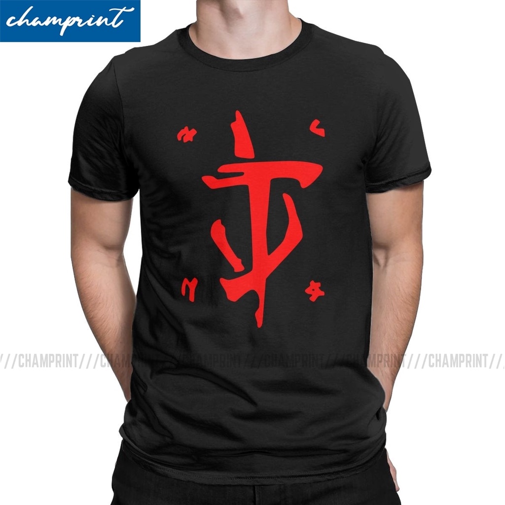 เสื้อยืดผู้ชาย Mark Of The Doom Slayer Doom Eternal Doomguy Cacodemon ...