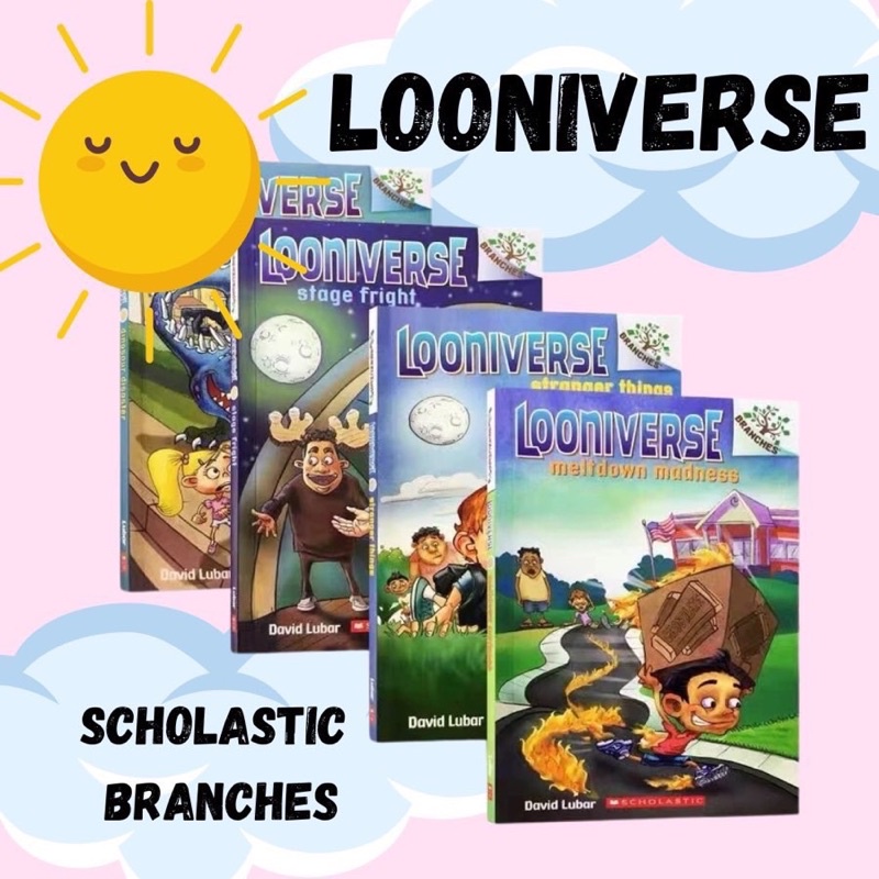 หนังสือฝึกอ่านภาษาอังกฤษ สำหรับเด็ก Looniverse เซต 4 เล่ม | Shopee Thailand