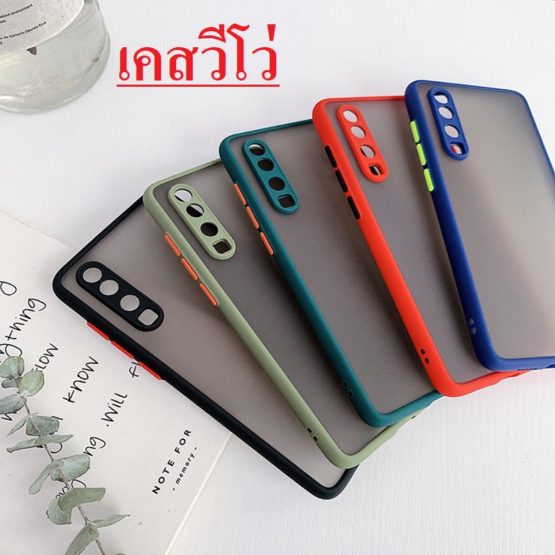 เคสขอบสี เคส Vivo Y31 Y12 Y17 Y15 2020 Y91 Y91i Y91c S1 case vivo เคสวี ...