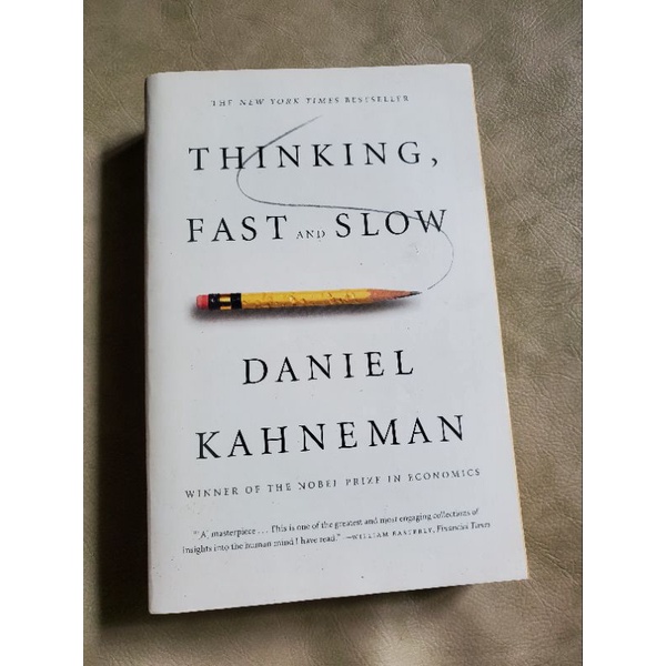 Thinking, Fast and Slow ของแท้ English version by Daniel Kahneman USED ...