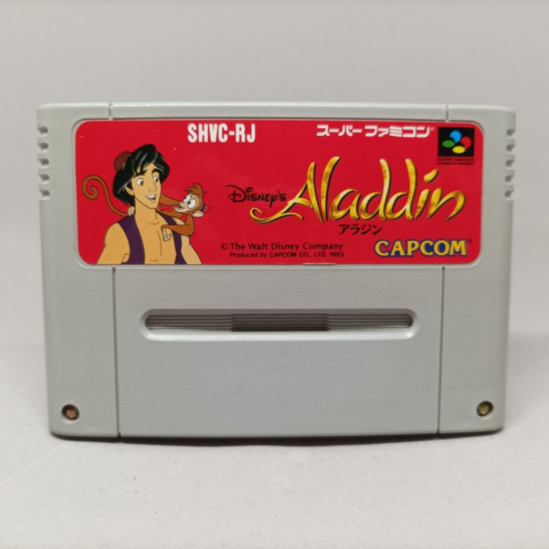 Disney's Aladdin | ตลับเกมส์แท้ Nintendo Super Famicom | SFC | Japan ...