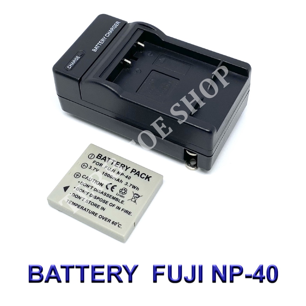 (Set 1+1)FNP-40 / FNP40 / NP-40 / NP40 Battery and Charger for Fujifilm F610 Zoom,F650,F700,F710 ...
