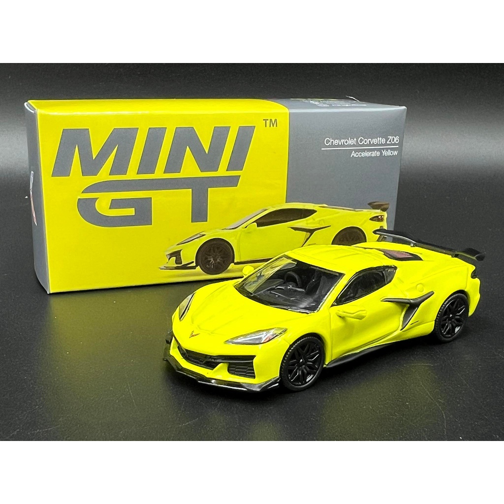 MINI GT / Chevrolet Corvette Z06 2023 Accelerate Yellow | Shopee Thailand