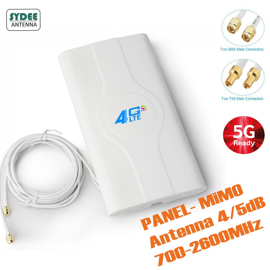 แพงกว่า แต่ดีกว่าเสารับสัญญาณ PANEL/OMNI 4G/5G MIMO -TS9 และ SMA สำหรับ ZTE MF79U และ Huawei ...