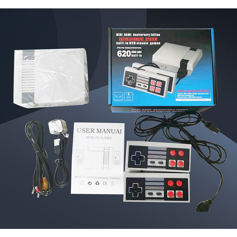 เครื่องเกมส์ MINI NES เกมส์ในตัว620เกมส์ Famicom MINI NES Family FC COMPACT Retroคลาสสิค 8bit ...