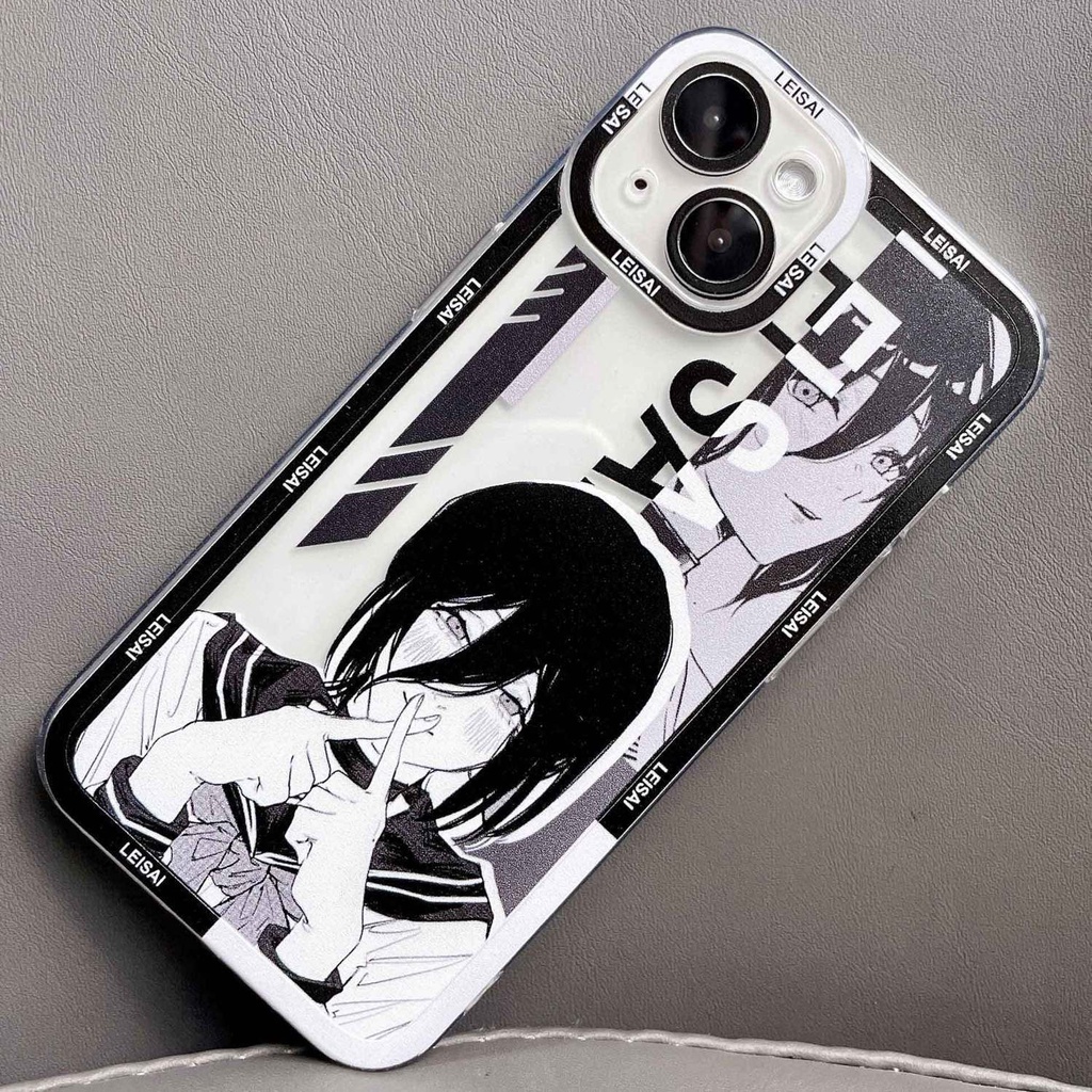 Chainsaw Man Phone case Power new Denji anime Mitaka Asa Transparent ...