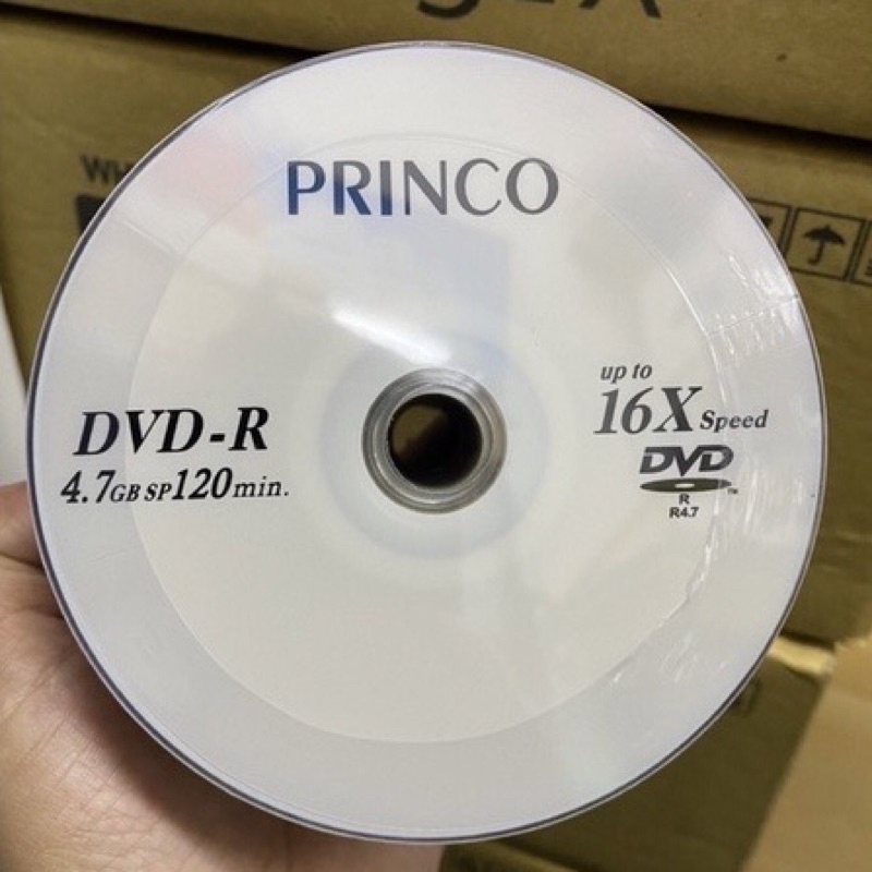 DVD-R PRINCO 4.7GB 120MIN.(50/pack) | Shopee Thailand