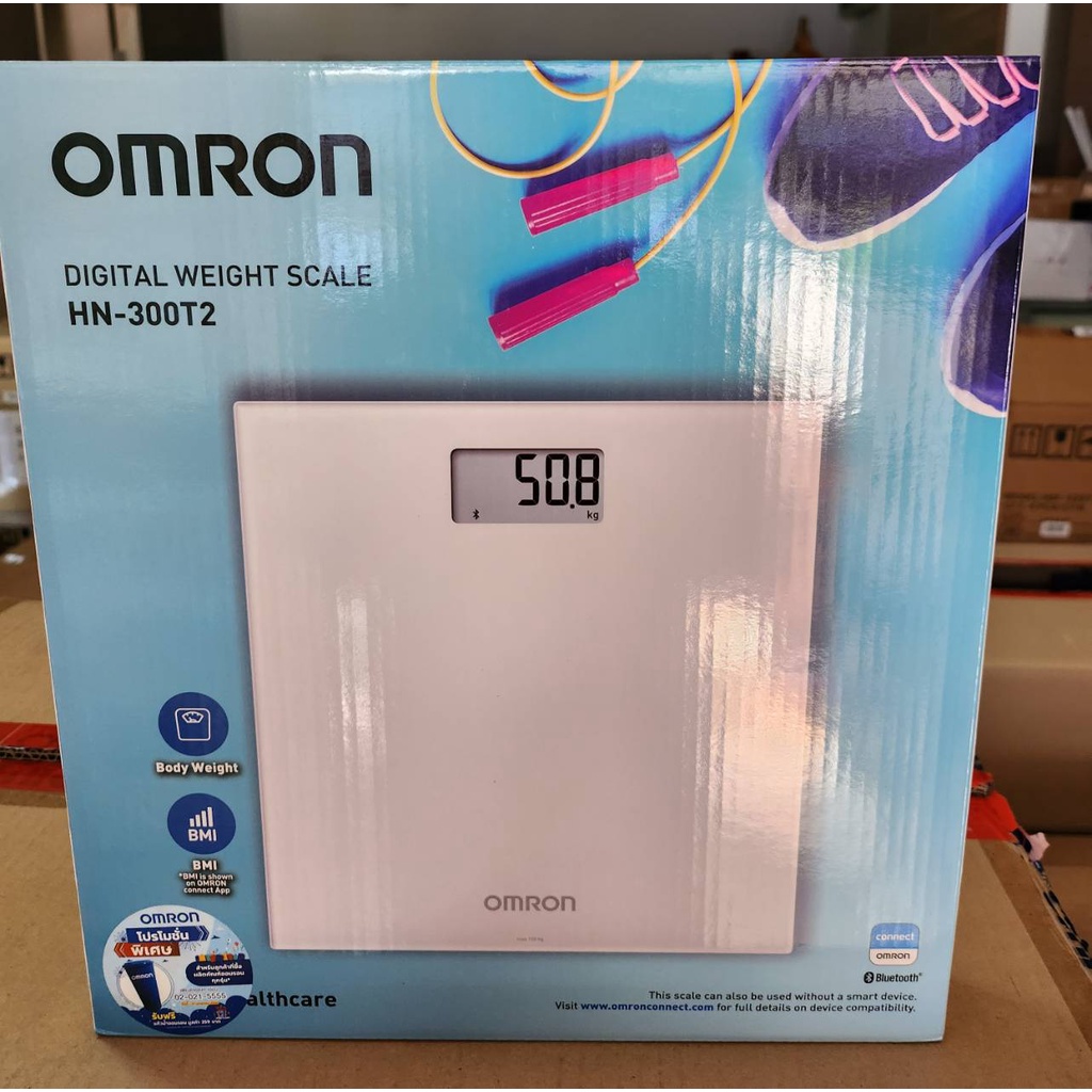 OMRON Body Weight Scale HN-300T2 เครื่องชั่งน้ำหนักออมรอนรุ่น HN-300T2 ...