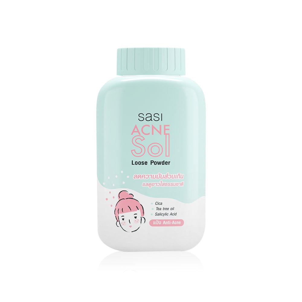 SASI แป้ง / SASI Acne Sol Loose Powder / SASI Sun Cool Powder / SASI ...