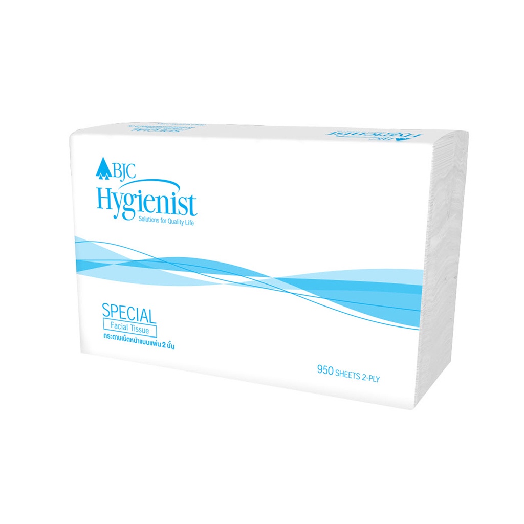 BJC HYGIENIST Facial Tissue Long Special 950Sheets กระดาษเช็ดหน้าหน้า ...