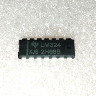 LM324 LM324N Quad Op-Amp, Unity Gain Bandwidth, Single Supply, Dual ...