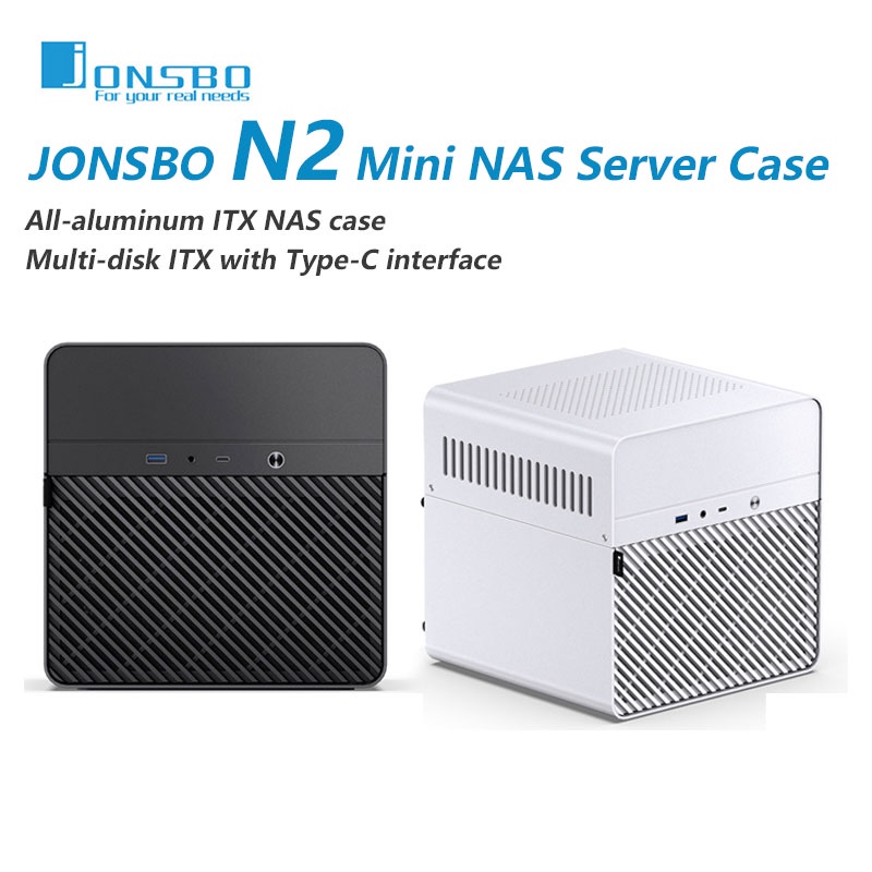 JONSBO N2 ITX Mini NAS Server เคสขนาดเล็ก All-In-One กระเป๋าเดินทาง ...