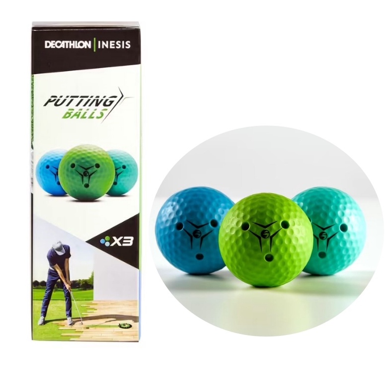 ลูกกอล์ฟ INESIS มือ1 สำหรับฝึกซ้อมพัตต์ แพ็ค 3 ลูก | Shopee Thailand