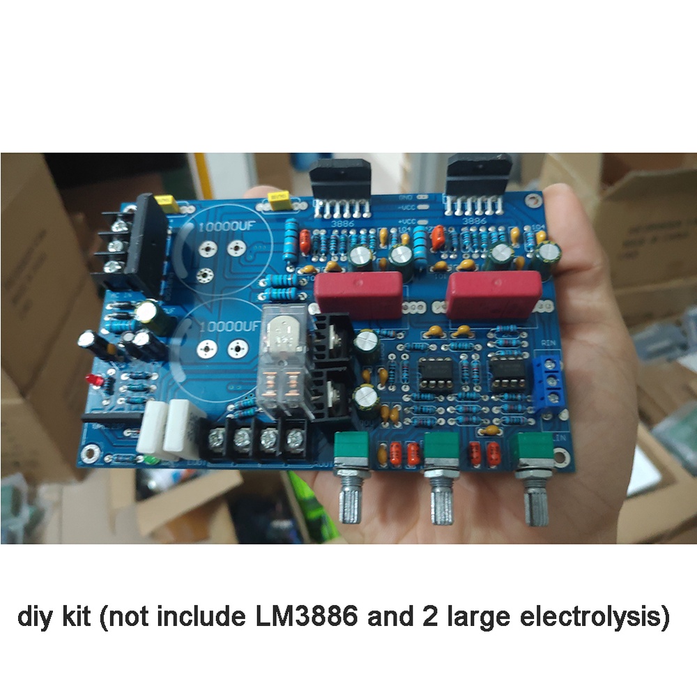 Upgraded Version Line LM3886 With Pre-Integrated PCB Blank Board ...