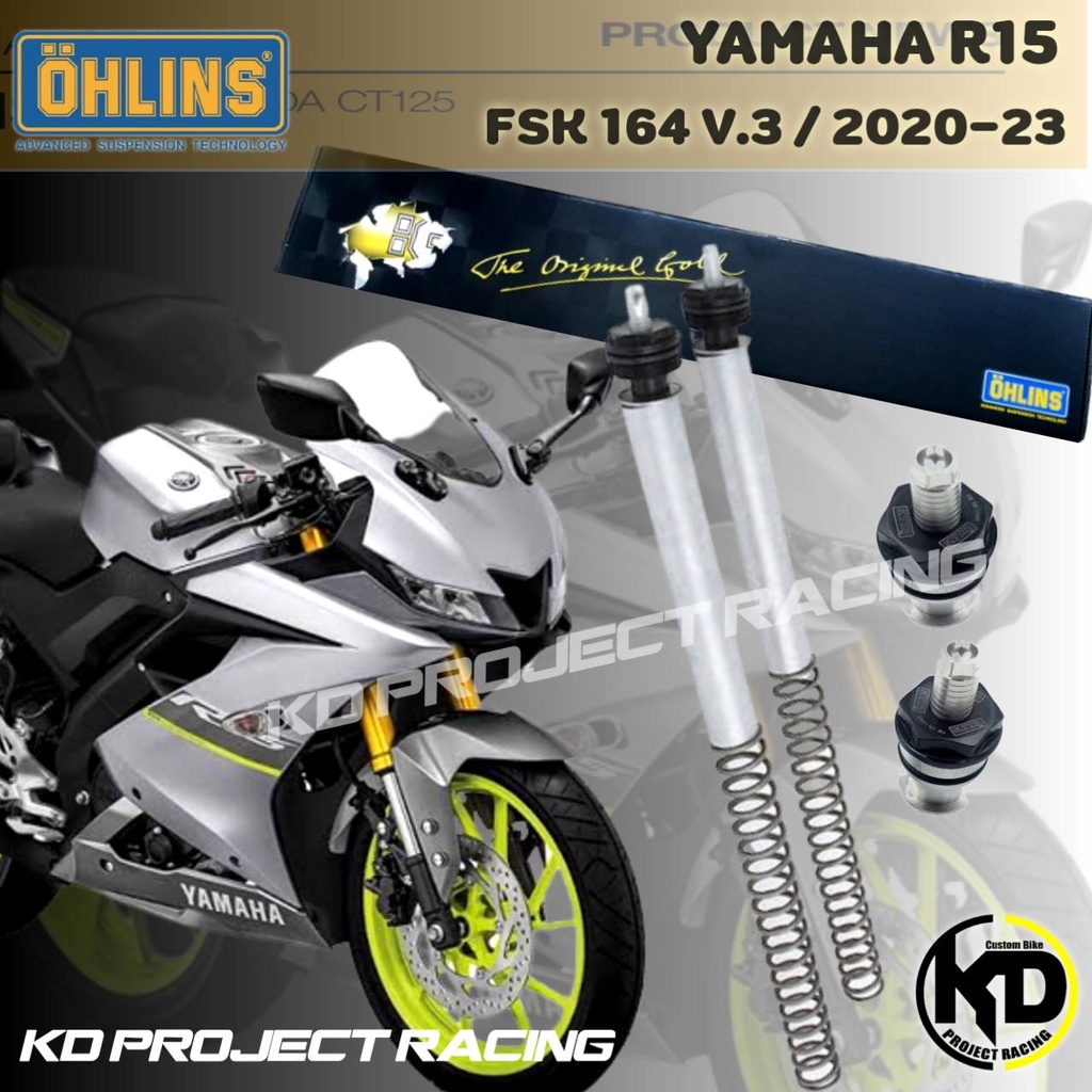 สปิงโช๊คหน้า Ohlins FSK 164 v.3 Yamaha R15 2020-2023 | Shopee Thailand