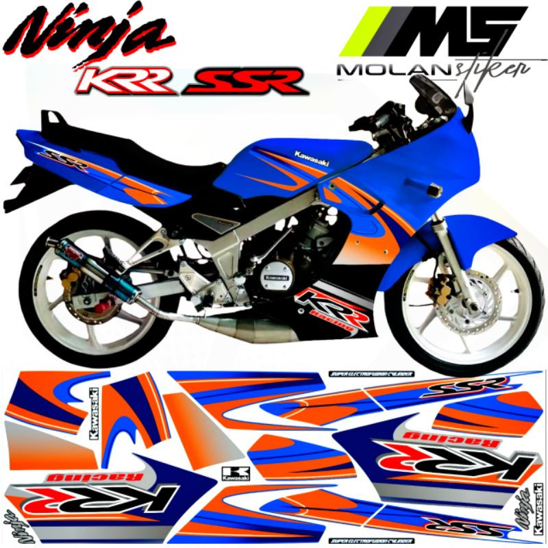 Ninja R SSR KRR 150 ประเทศไทย Variation Striping สติกเกอร์รูปลอก - KR ...