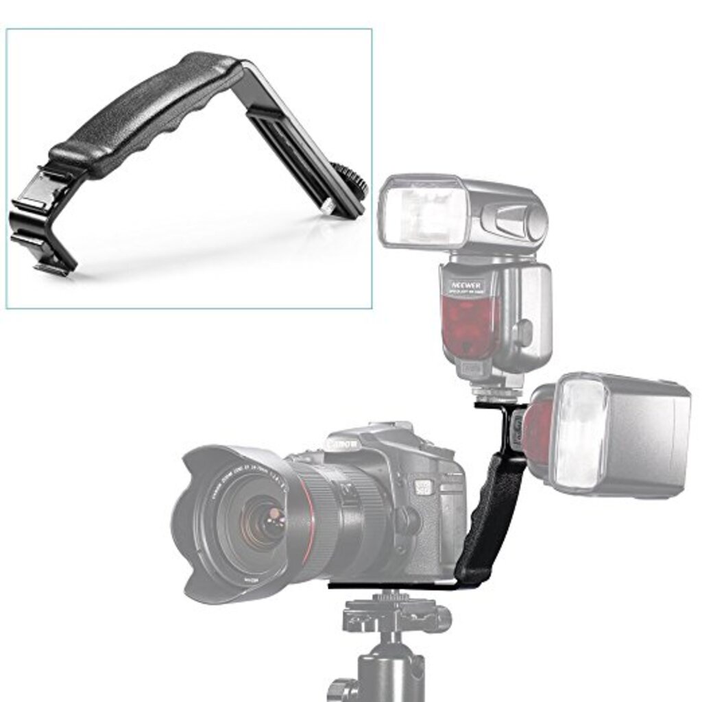L Flash Bracket Mount สำหรับติดไมค์ แฟลช อุปกรณ์เสริมต่างๆ | Shopee ...