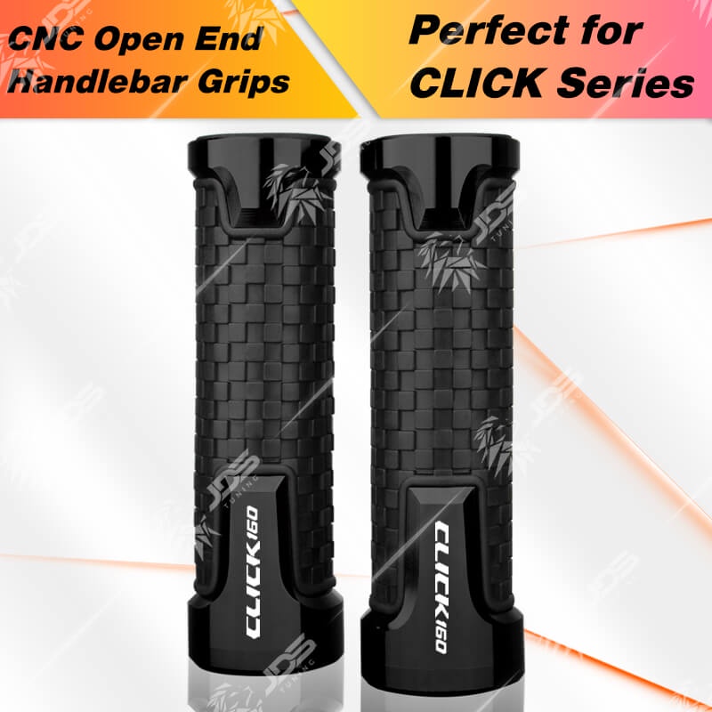 สําหรับ HONDA CLICK 160 รถจักรยานยนต์ปลายเปิด Hand Grips CNC ยาง ...