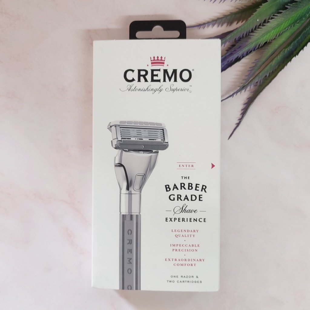 [Cremo®] The Barber Grade Shave Experience 1 Razor, 2 Cartridges ชุดมีด ...