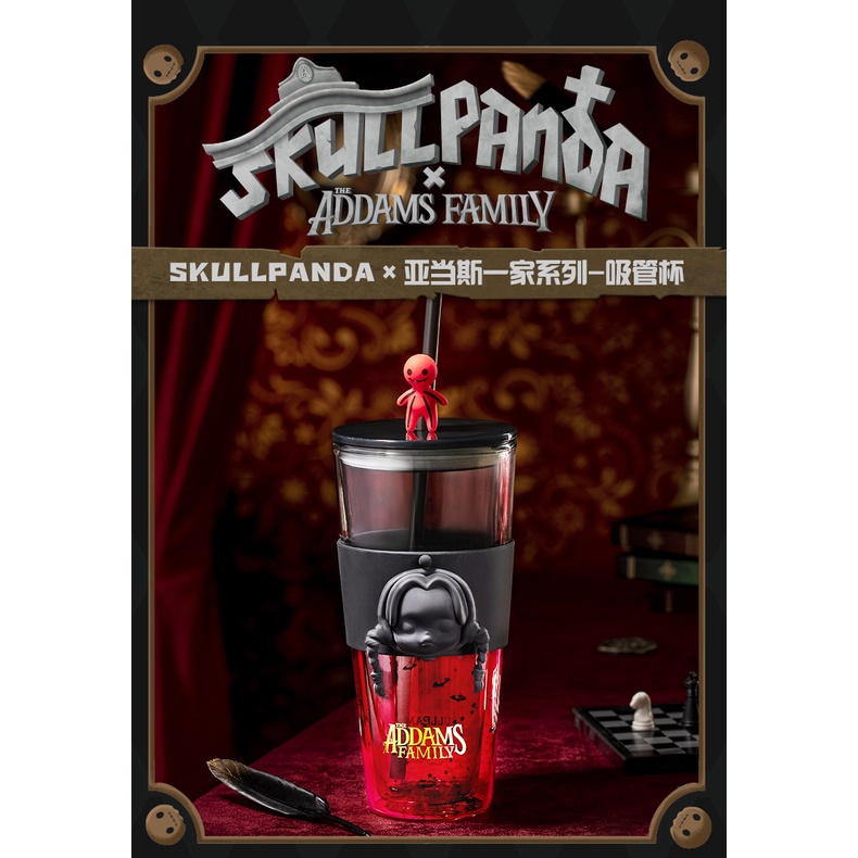 (พร้อมส่ง) POPMART - Skullpanda - Skullpanda X Addams Family - Cup ...