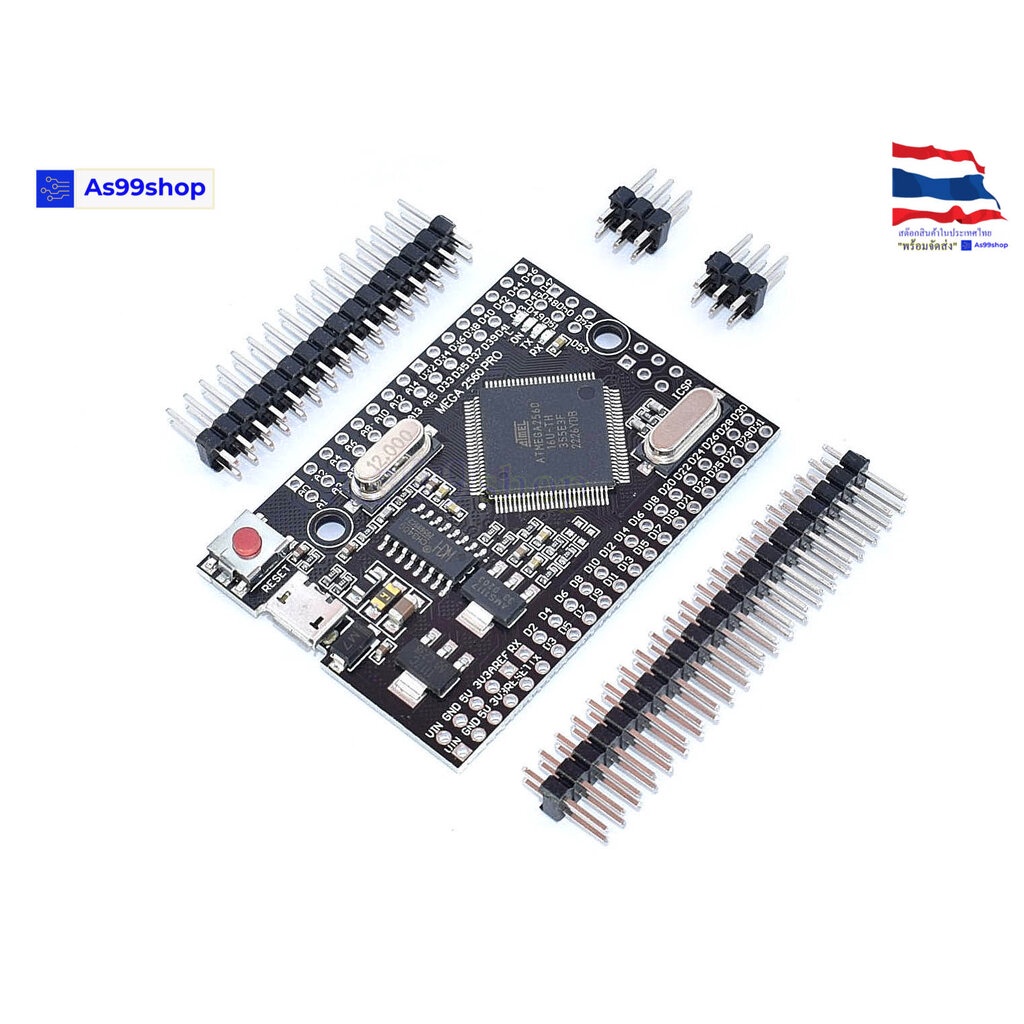 Mega2560 Pro ATmega2560-16AU USB CH340G | Shopee Thailand