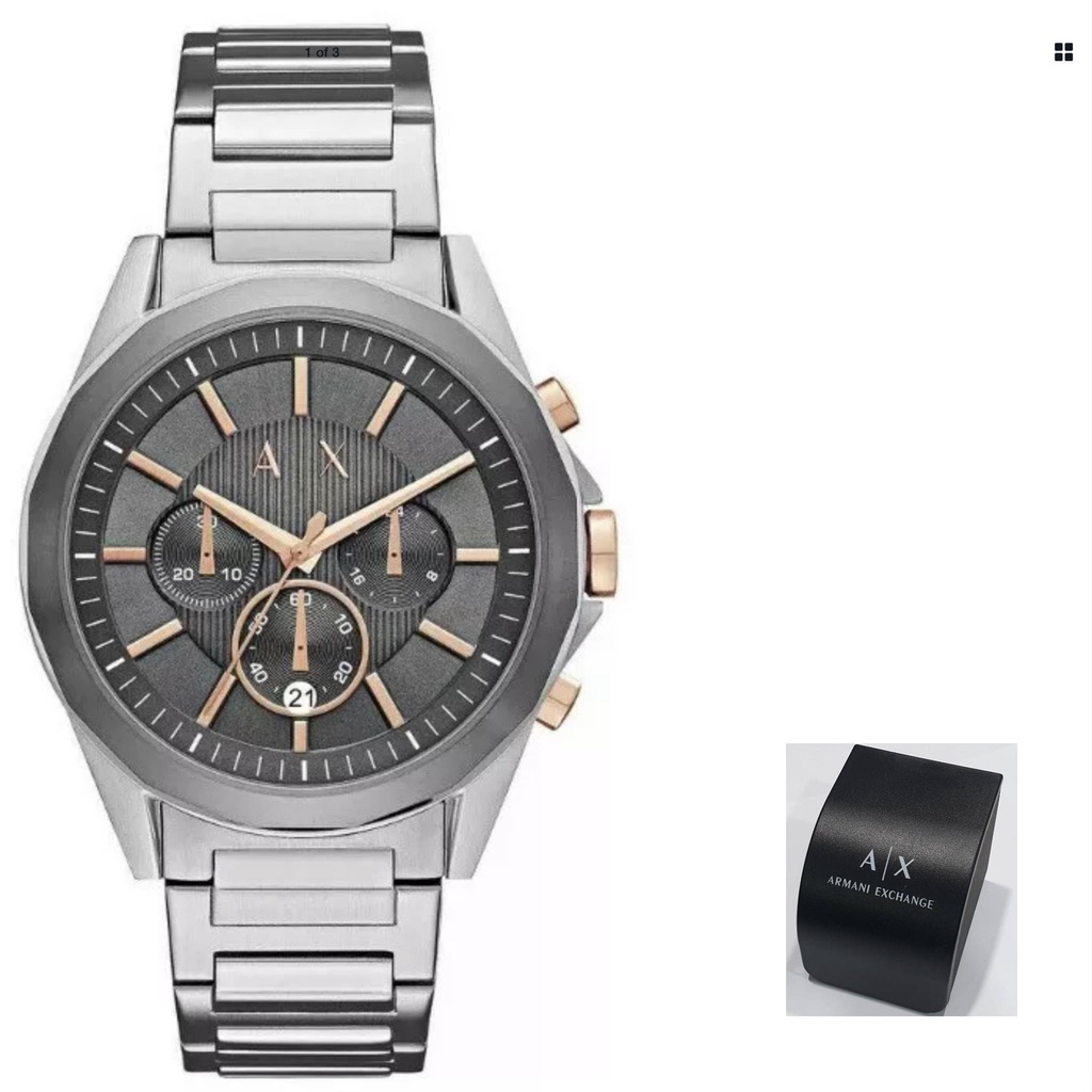 นาฬิกา ARMANI EXCHANGE MEN'S AX2606 QUARTZ CHRONOGRAPH พร้อมกล่อง (ใหม่ ...