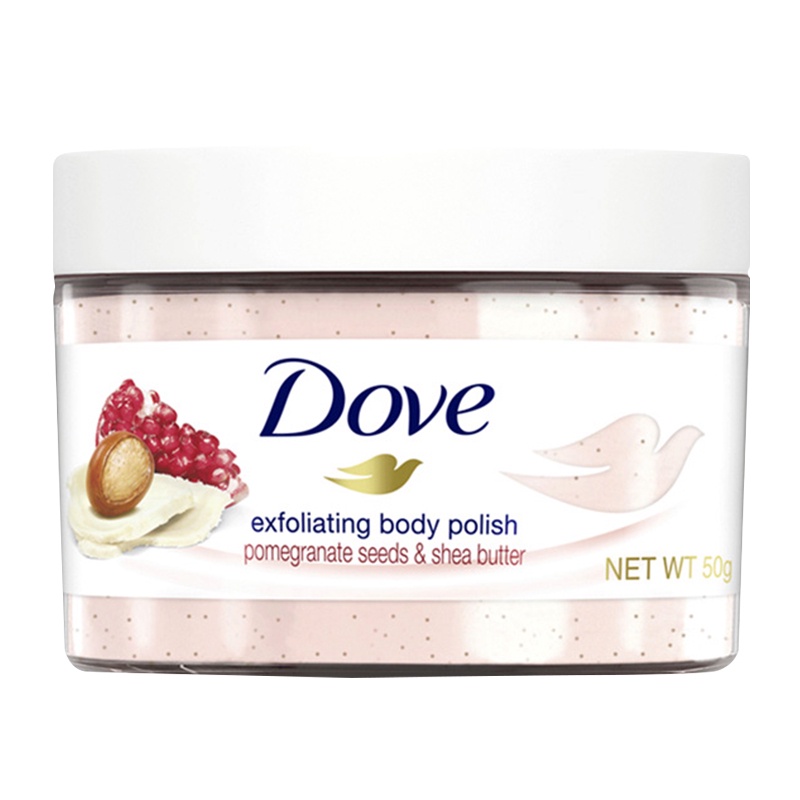 Dove Body Scrub สครับเมล็ดทับทิม & เชียบัตเตอร์ 50G | Shopee Thailand