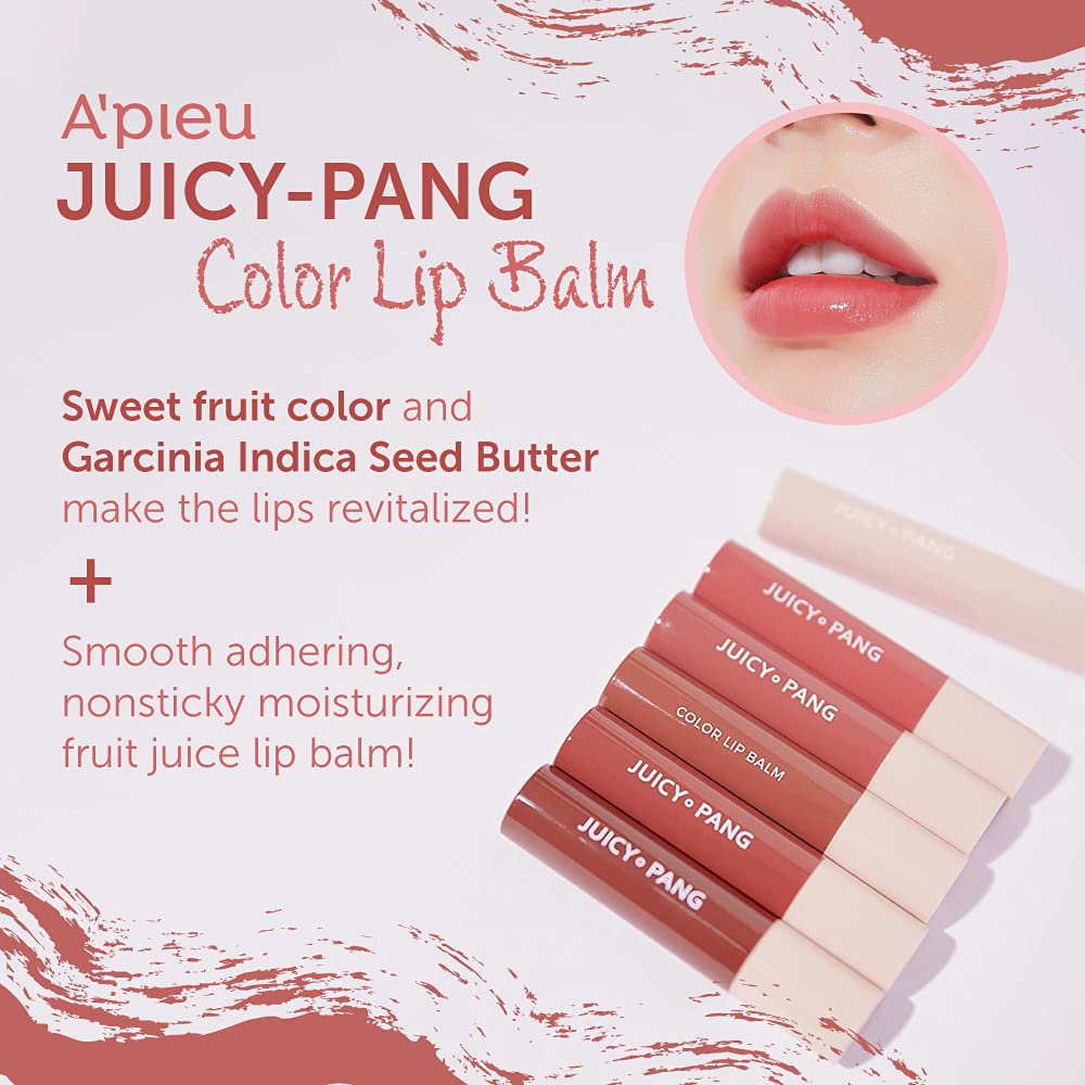 #พร้อมส่ง# A'PIEU Juicy Pang Color Lip Balm | Shopee Thailand