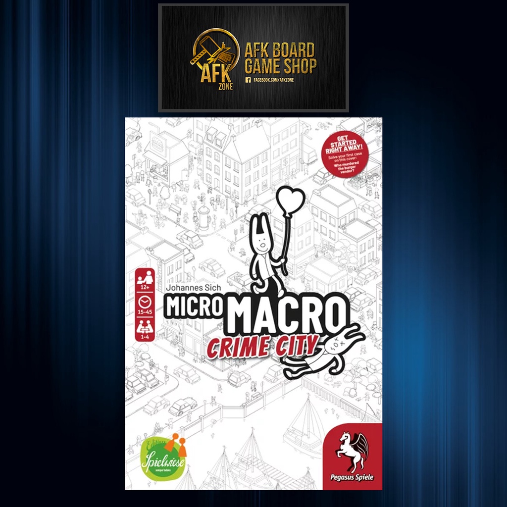 MicroMacro Crime City Card Game 1 ENG Edition - Board Game - บอร์ดเกม ...