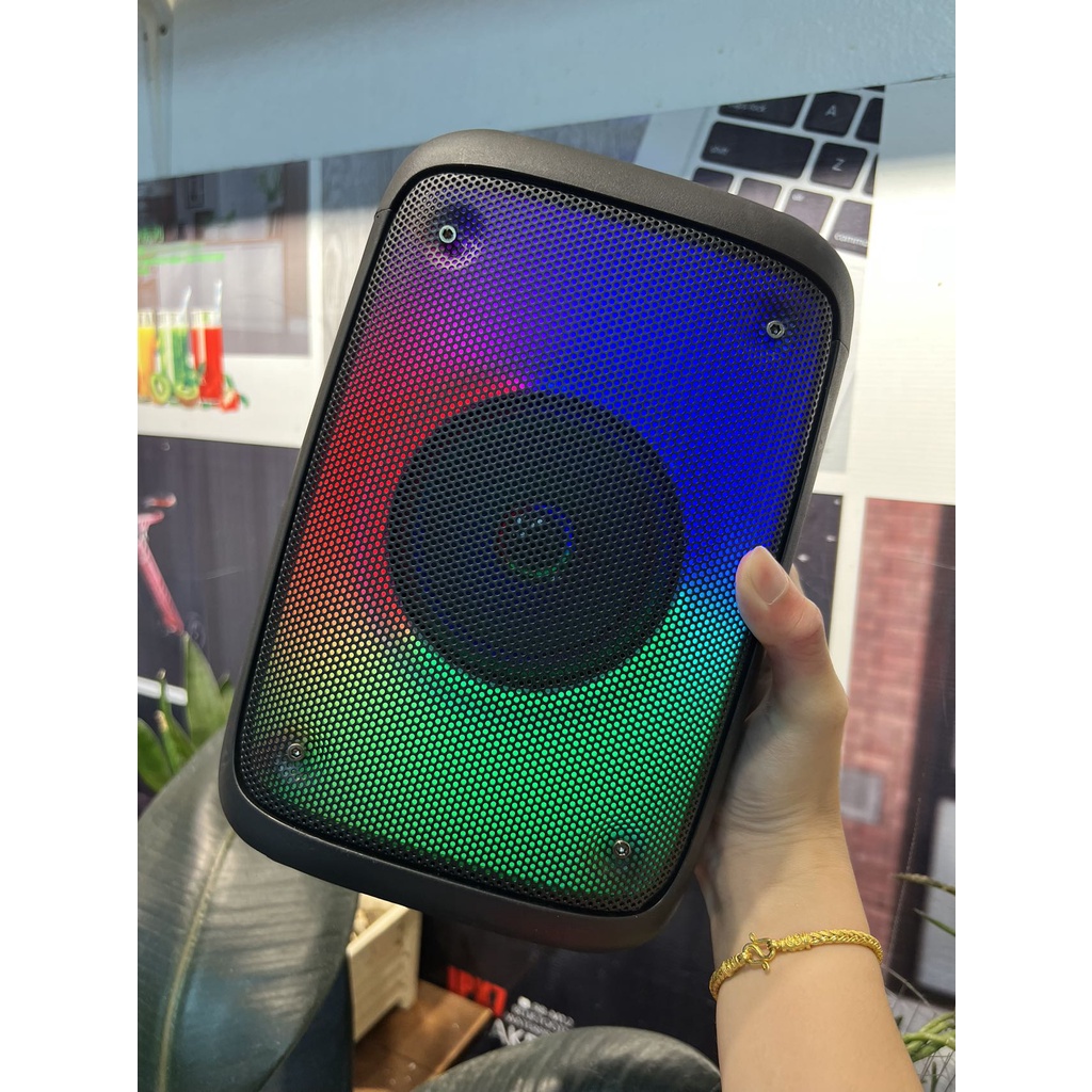 ลำโพงบูลทูธ KTS-1577 ดอก4นิ้ว มีAUX ปรับไฟ-ปิดไฟได้ วางมือถือได้ แบตในตัว เสียงดี | Shopee Thailand