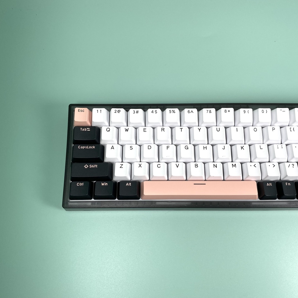 MATHEW TECH MK66 Pro mechanical keyboard with Olivia Doubleshot Keycap ...