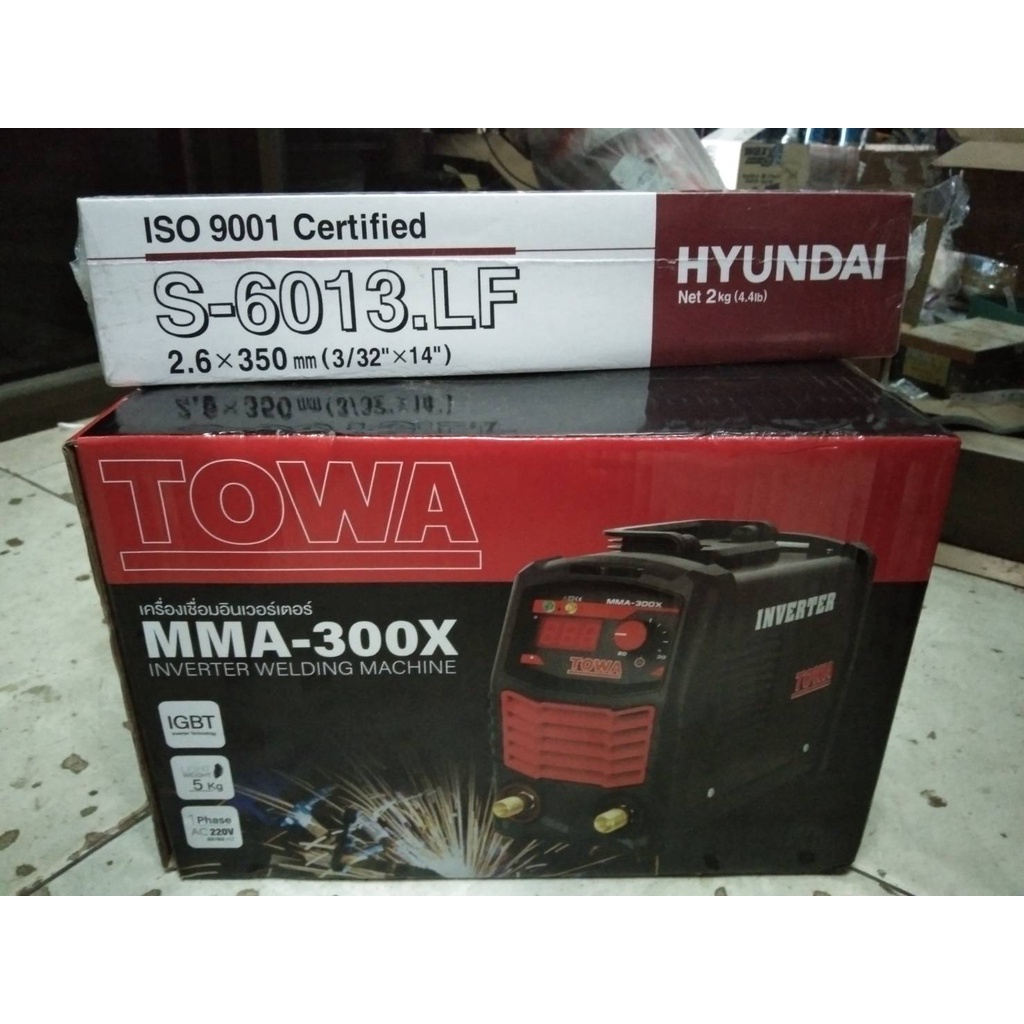 TOWA ตู้เชื่อมอินเวอร์เตอร์TOWA รุ่น MMA-200X 200A และ MMA-300X 300A 💥💥💥แถมฟรีลวดเชื่อม Hyundai ...