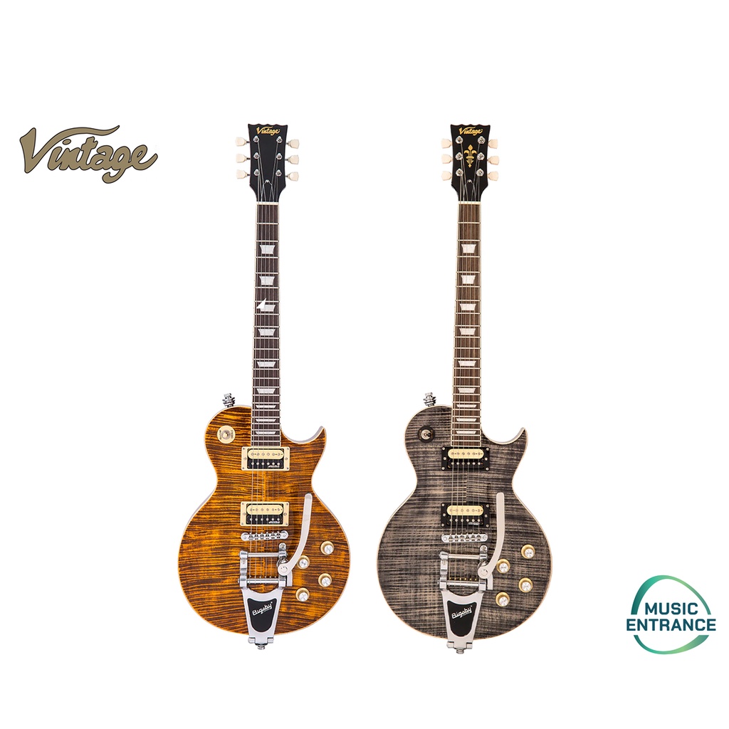Vintage V100 ReIssued Electric Guitar With/Bigsby | Shopee Thailand