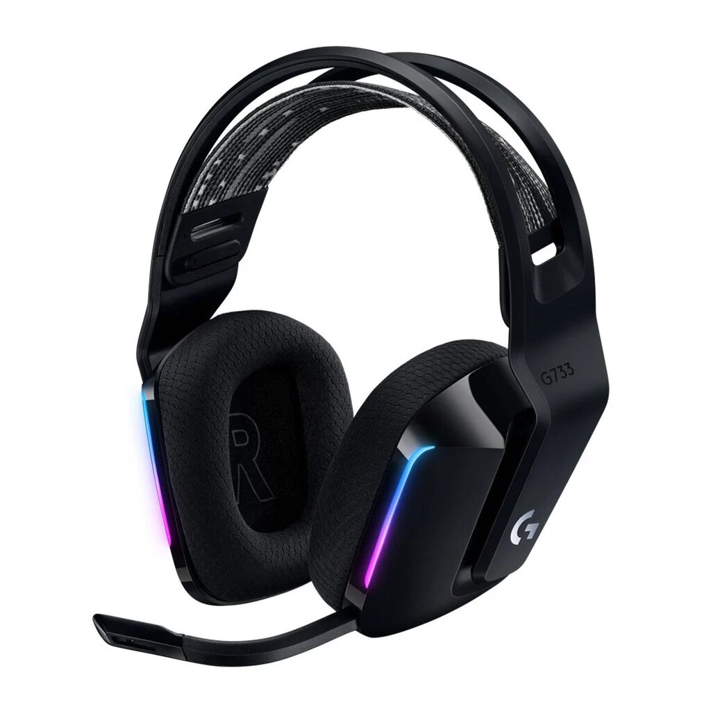 Logitech G733 black LIGHTSPEED Wireless GAMING HEADSET PRO-G Driver and ...