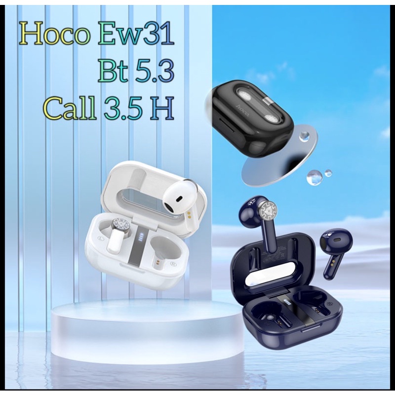 Hoco EW31 Bluetooth 5.3 Stereo sound for call3.5H หูฟังบลูทูธเสียงดี ...