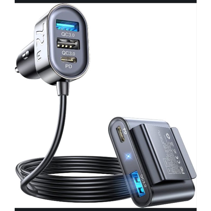 [ส่งด่วน24ชม.อัพเกรด2024] หัวชาร์จในรถ 5 ช่อง Joyroom JR-CL05 5 Multi ...