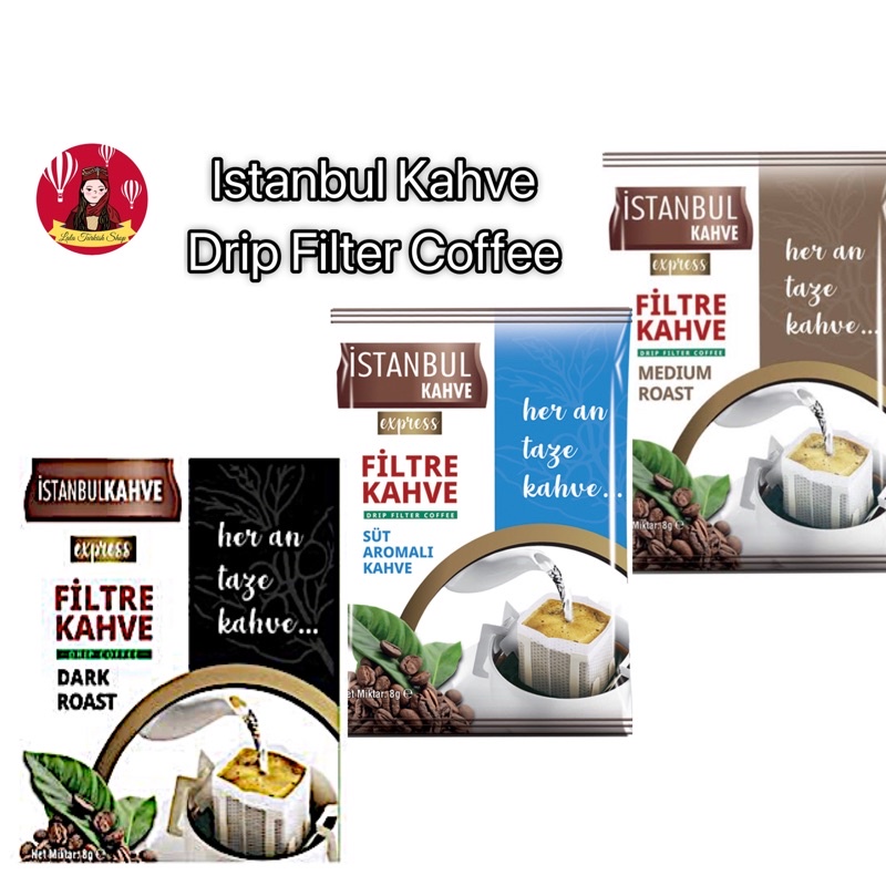 กาแฟดริป Drip coffee Istanblue Kahve นำเข้าจากตุรกี 8g | Shopee Thailand