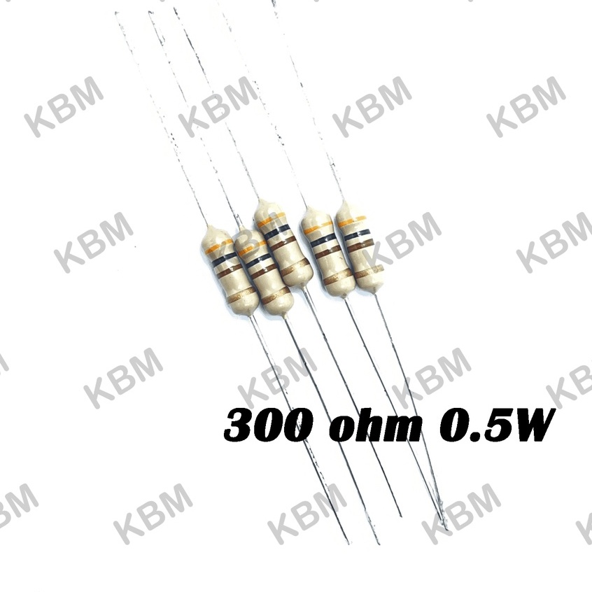 Resistor ตัวต้านทาน 300ohm 0.25W 0.5W 1W 2W 6W 10W | Shopee Thailand